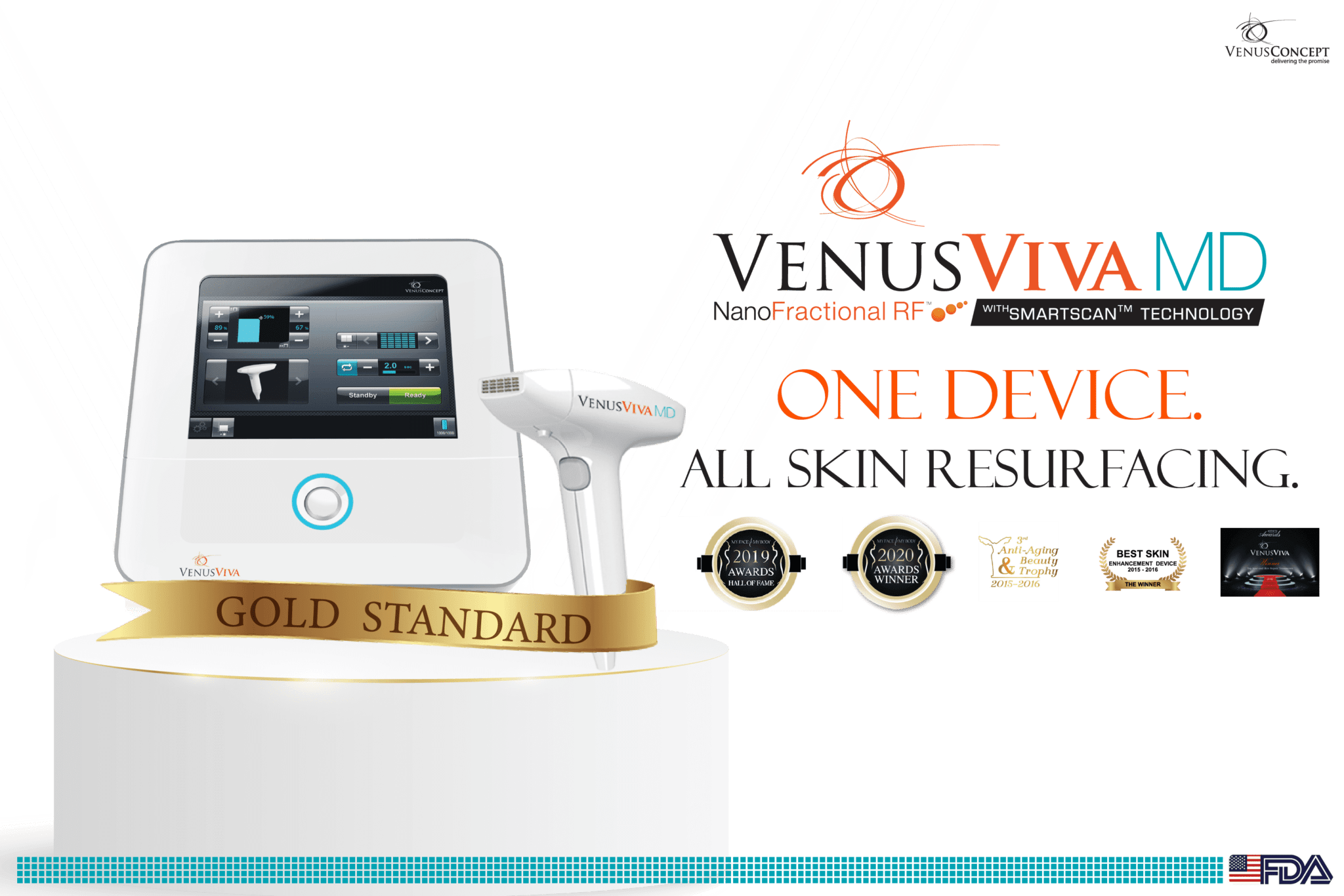 Venus Viva MD | The Next Generation of NanoFractional RF Technology